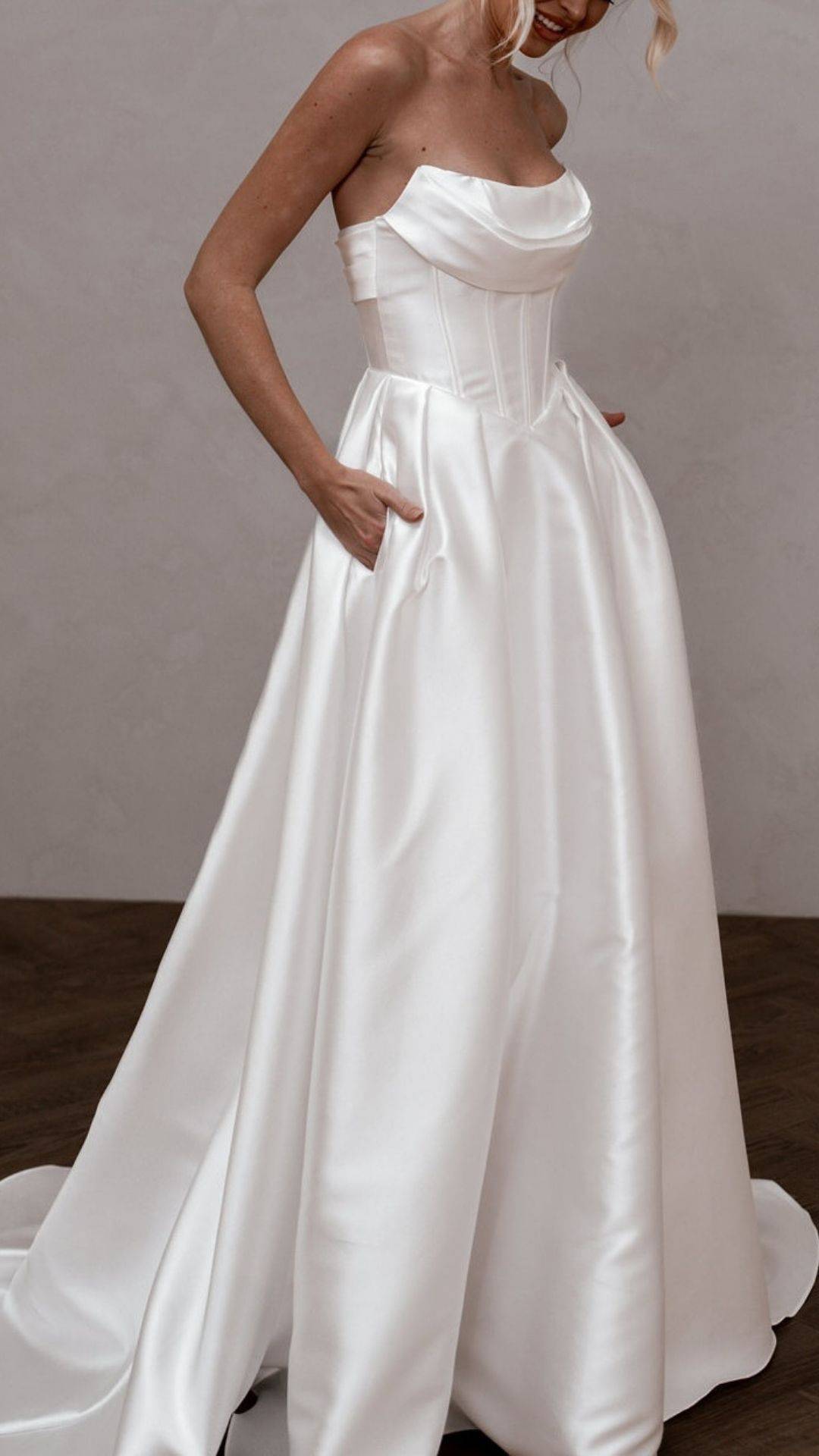 58 Stunning Basque Waist Wedding Dress Ideas: Corset Bodice Designs for ...