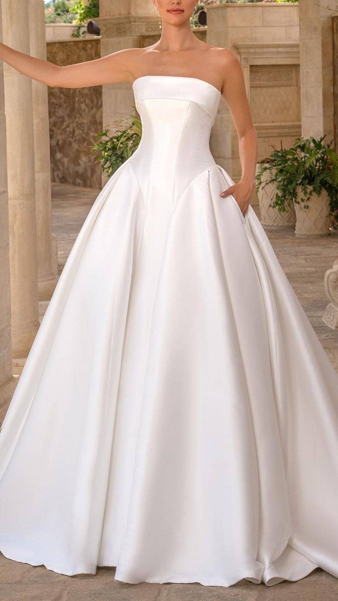 58 Stunning Basque Waist Wedding Dress Ideas: Corset Bodice Designs for ...