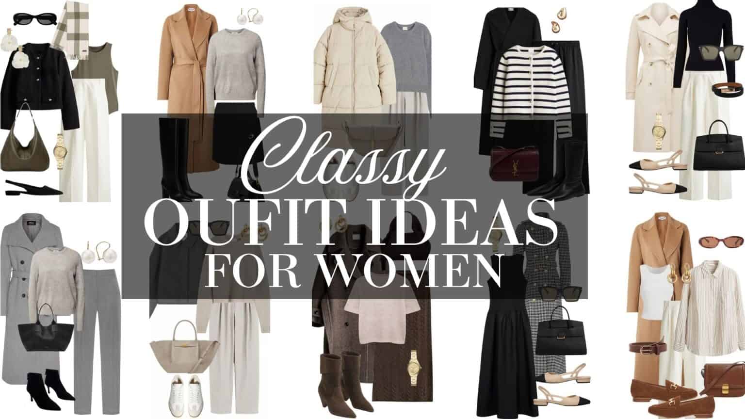 30+ Classy Outfits That Exude Sophistication: From Timeless Old Money ...